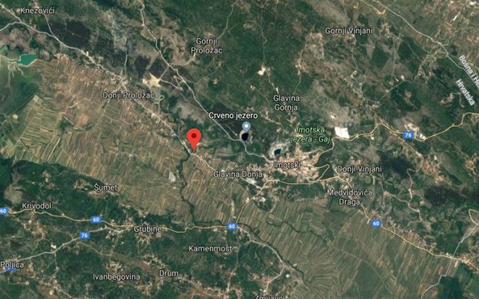 Treslo se tlo kod Imotskog