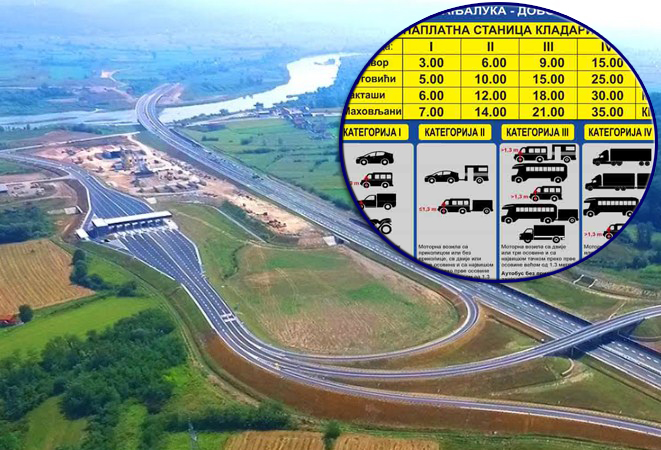 Pogledajte cjenovnik na autoputu Banjaluka-Doboj za sve kategorije vozila