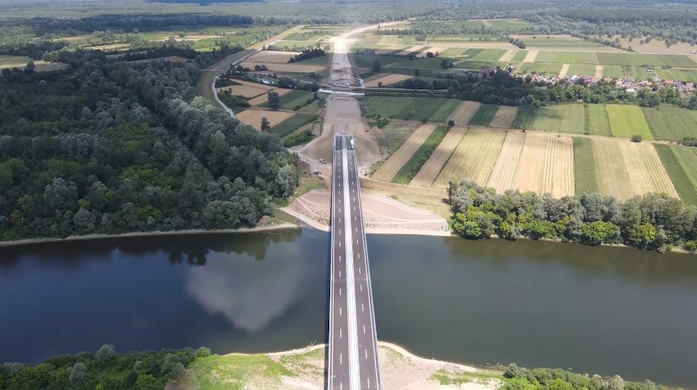 Pogledajte kako izgleda novi most na Savi kod Gradiške (Video)