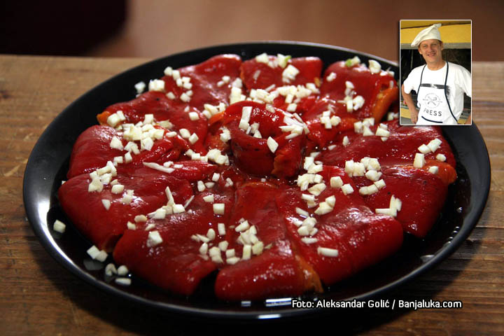 Nedjeljni ručak uz našeg fotoreportera : Salata od pečenih paprika roga ...
