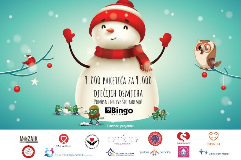 Bingo Group: 9.000 paketića, za 9.000 dječjih osmjeha- Ponosni na sve ...