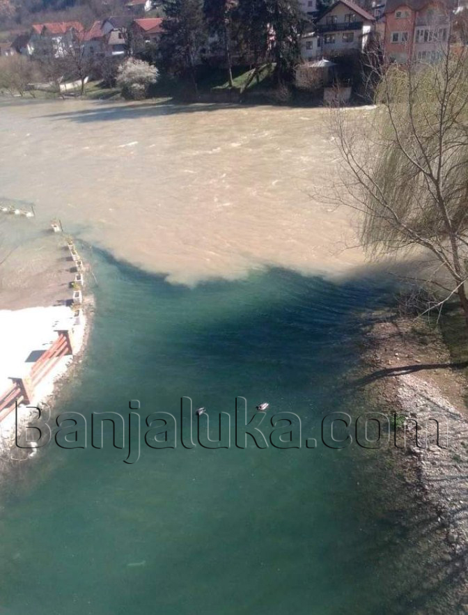 Foto vijest: Kako izgleda ušće Vrbasa