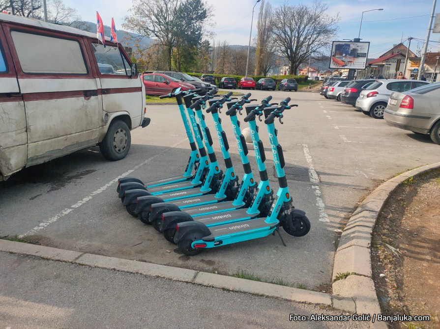 Električni trotineti na ulicama Banjaluke: Pogledajte na kojim ...