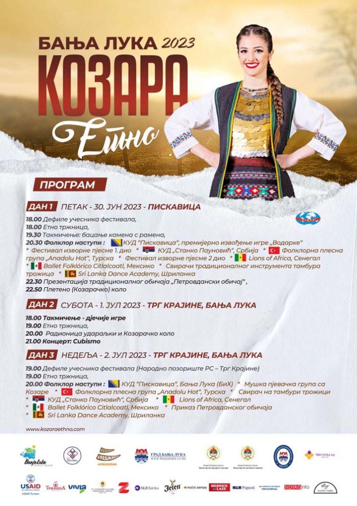 U duhu tradicije, običaja i folklora: Sutra počinje “Kozara etno” festival