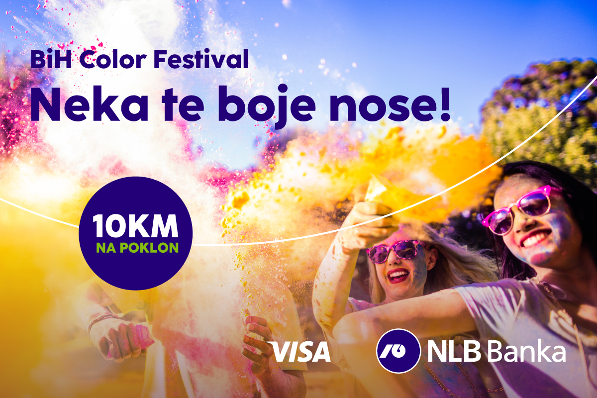 NLB Banka u svojim bojama na BiH Color Festivalu