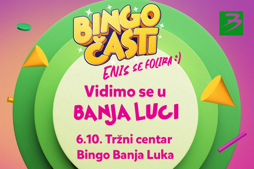 Spektakularna zabava s Enisom u Tržnom centru Bingo Banjaluka!