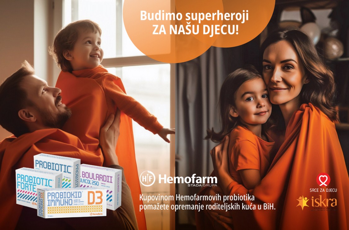 Dio novca od prodaje probiotika Hemofarm izdvaja za podršku ...